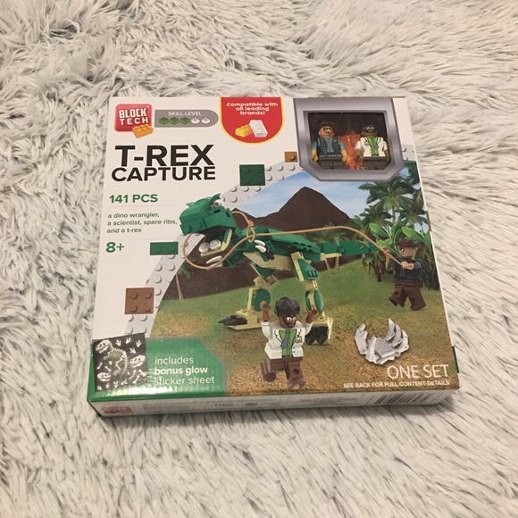 Block Tech | Toys | Block Tech T Rex Capture 41 Pcs Set | Poshmark